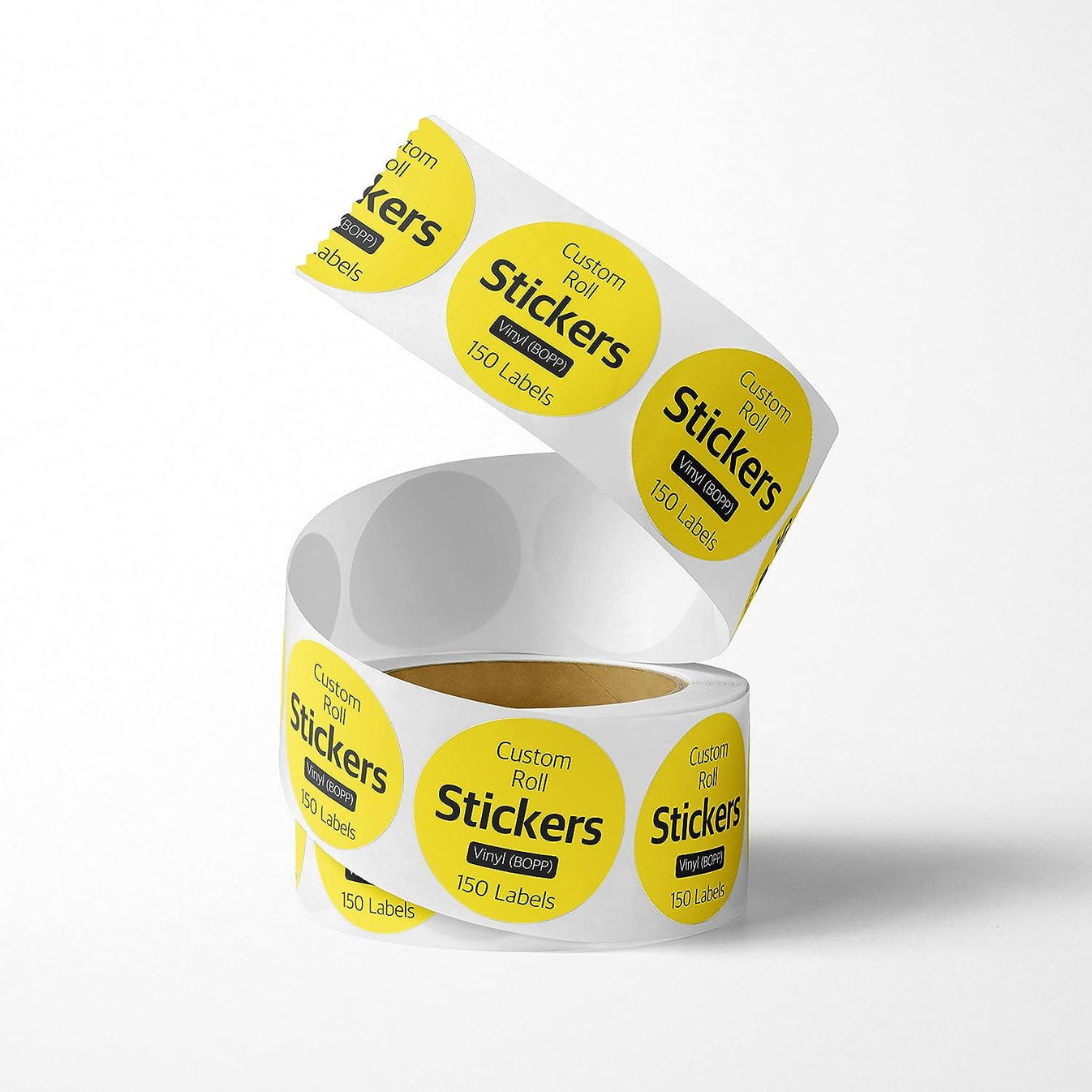 Custom BOPP Vinyl Paper Roll Labels. Any Shape and Any Size ...