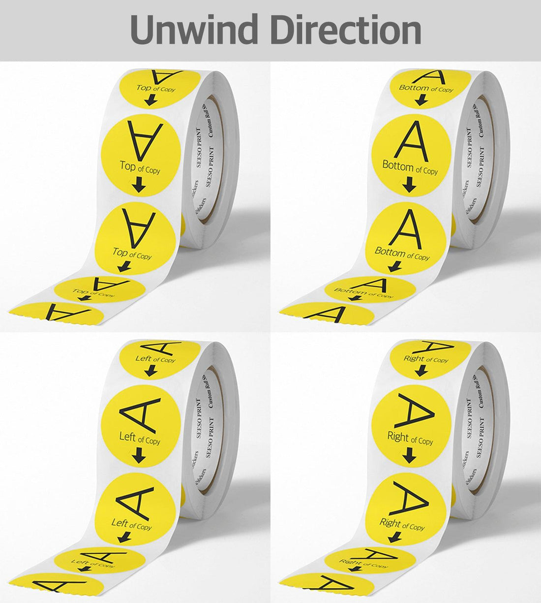 Custom Gloss Paper Roll Labels. Any Shape, Any size – RedPrinting.com