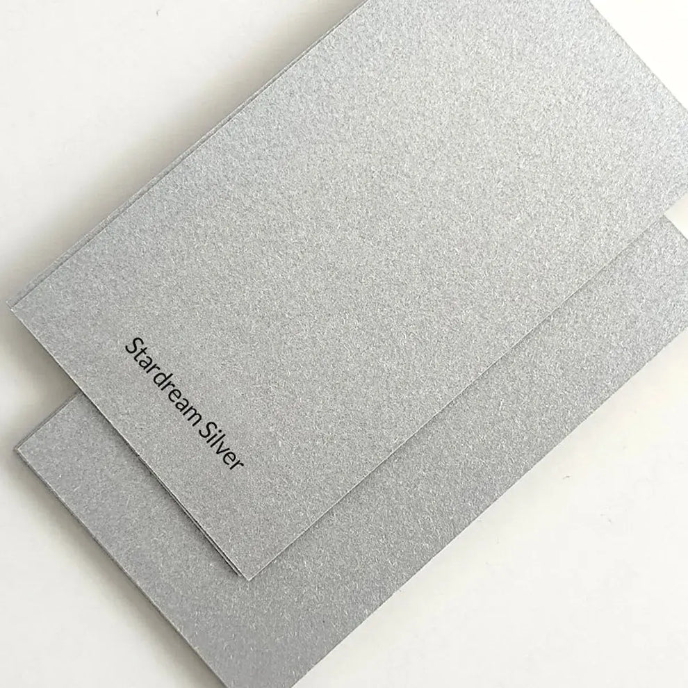 Star Silver Business Cards | Red Printing | Products – RedPrinting.com