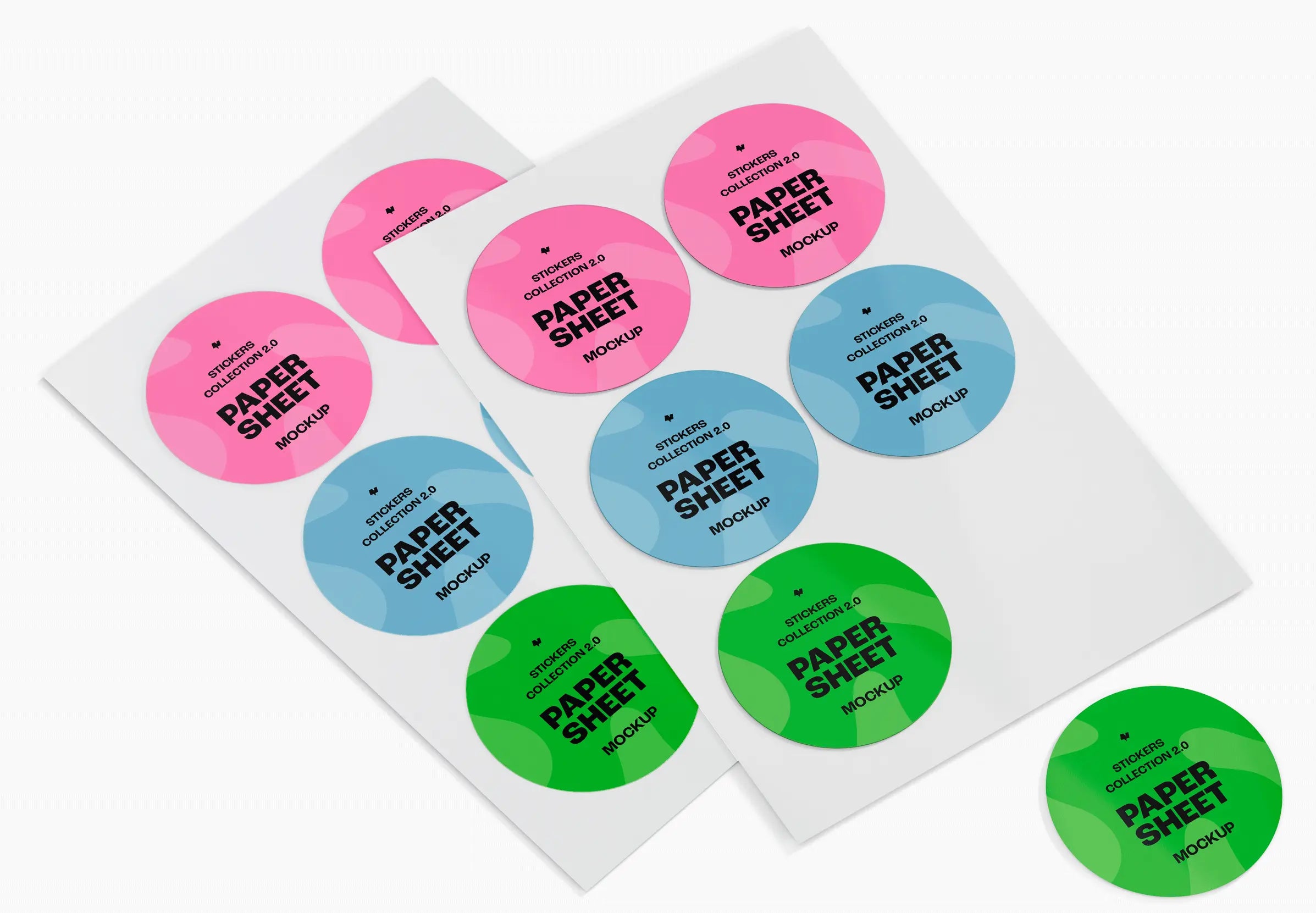 PVC Vinyl Stickers on sheets. Any Size and Any Shape - RedPrinting.com